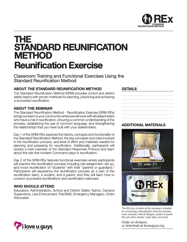 Training and Events ♥ The "I Love U Guys" Foundation